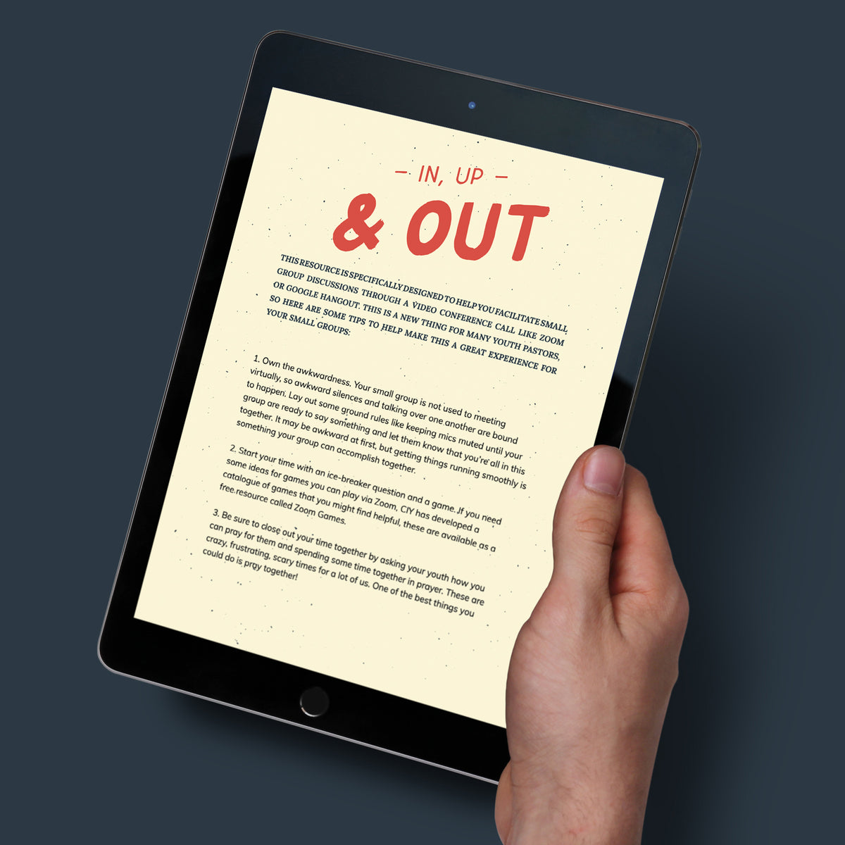 In, Up & Out - 4 High School Lessons on the Lord's Prayer – Christ In Youth