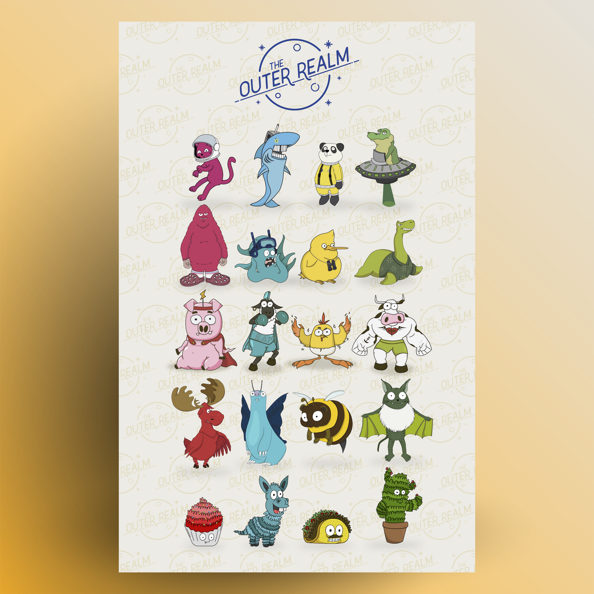 Outer Realm Mascots Poster – Christ In Youth